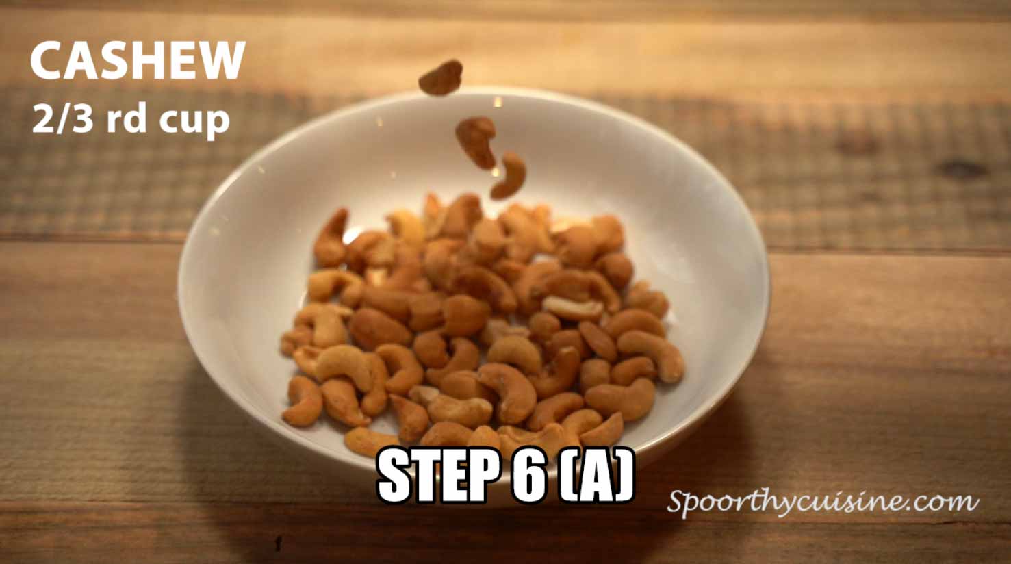 Chandrahara | Easy Cashew Dessert Recipe - spoorthycuisine.com